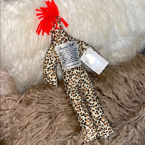 Dammit Doll | Other | Dammit Doll Leopard Print With Red Hair | Poshmark